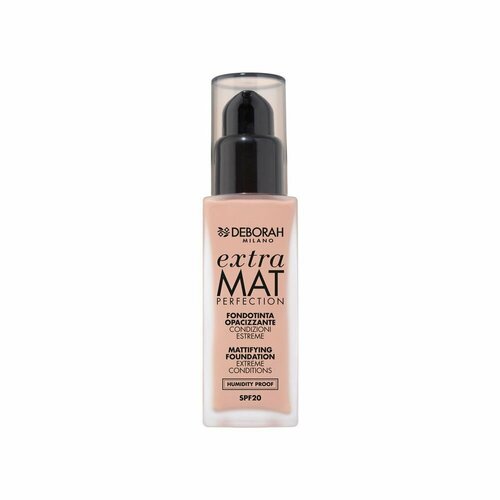 Тональная основа DEBORAH MILANO EXTRA MAT PERFECTION MATTIFYING FOUNDATION объём 30мл 2.1 ванильный, Италия - 1шт