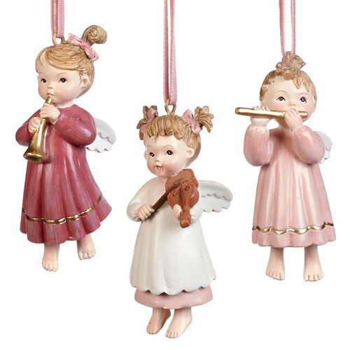 Goodwill Набор елочных игрушек Baby Angels 9 см, 3 шт, подвеска *