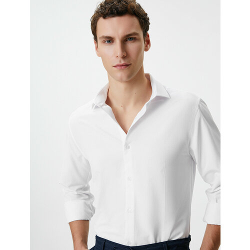 Рубашка KOTON, размер XXL, белый