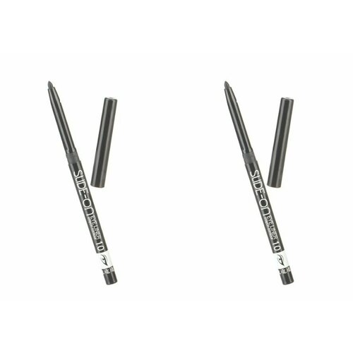 TF cosmetics Карандаш для глаз Slide-on Eye Liner, тон 10 Серый, 7 г, 2 шт.