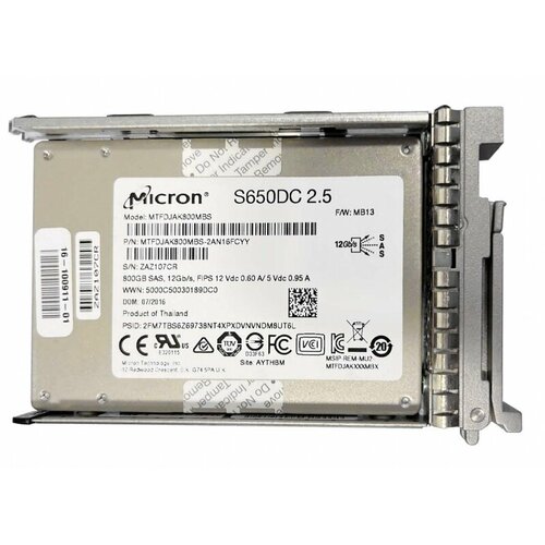 Жесткий диск Cisco MTFDJAK800MBS-2AN16FCYY 800Gb SAS 2,5" SSD