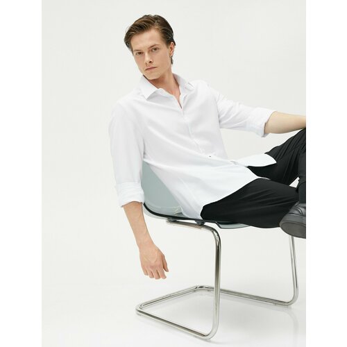 Рубашка KOTON, размер XL, белый