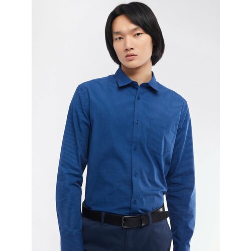 Рубашка Zolla, размер M, голубой