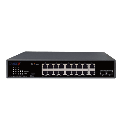 Коммутатор Trassir TR-NS14202S-185-16POE