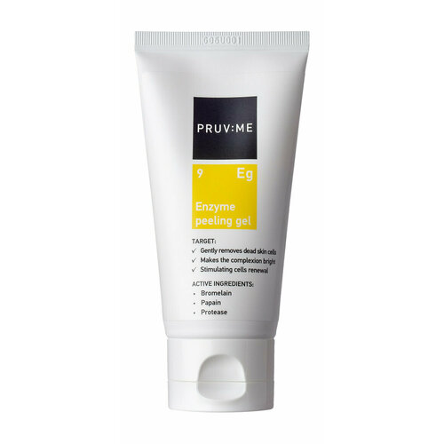 Энзимный пилинг гель для мягкого очищения лица PRUV ME Eg 9 Enzyme Peeling Gel