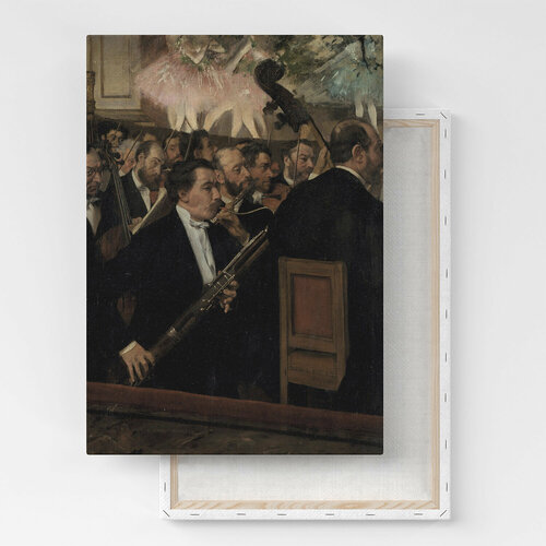 Картина на холсте, репродукция / Дега Эдгар - The Orchestra at the Opera / Размер 30 x 40 см