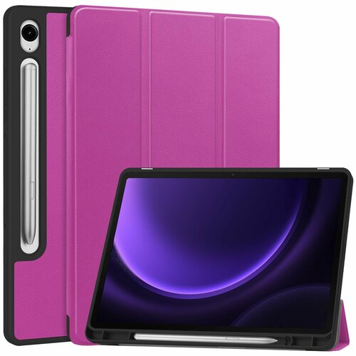 Чехол для Samsung Galaxy Tab S9 / S9 FE 11" (2023) фиолетовый текстурированный TPU