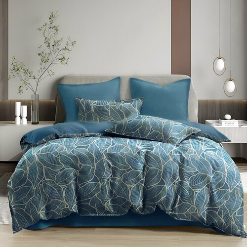 Комплект постельного белья Sofi De Marko Беверли 1,5 спальный, морская волна