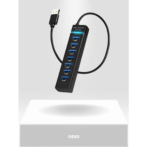 Концентратор USB HUB 7xUSB 2.0 F в USB 3.0.