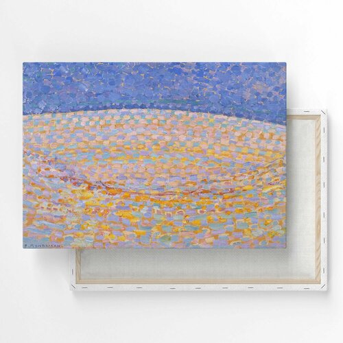 Картина на холсте, репродукция / Пит Мондриан - Dune III / Размер 40 x 53 см