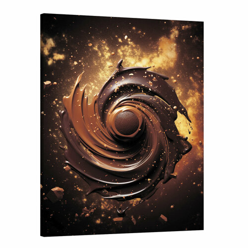 Интерьерная картина 50х70 "Шоколадное созвездие"