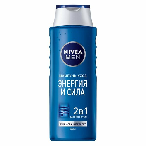 Шампунь для волос Nivea Энергия и Сила мужской, 400 мл