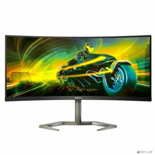 Philips Монитор LCD PHILIPS 34" 34M1C5500VA/00 VA curved 3440x1440 165Hz 1ms 178/178 300cd 3000:1 2xHDMI чёрный