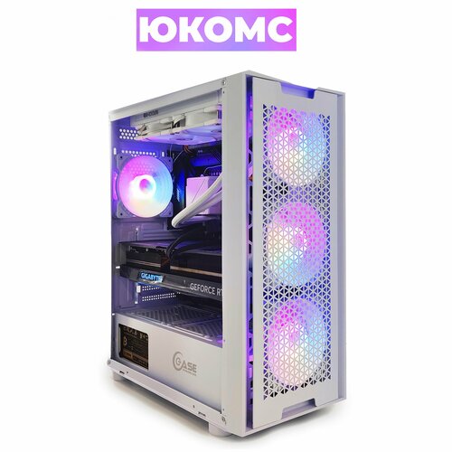 Игровой PC юкомс Core i9-13900KF, RTX 3060 Ti 8GB, ssd 2TB, 64Gb DDR4, БП 700W PF700 DeepCool, win 10 pro, White game case