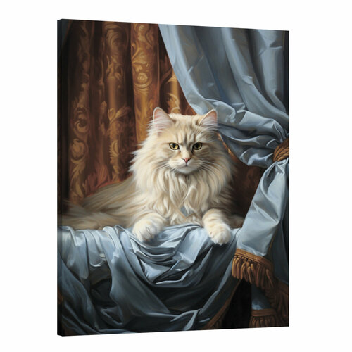 Интерьерная картина 50х70 "Мейн-кун: аристократия в шерсти"