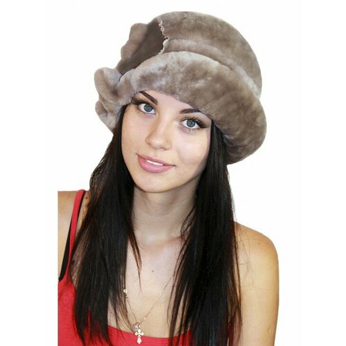 Шляпа Lemmex Шляпка "Кристи", размер 59-60, коричневый