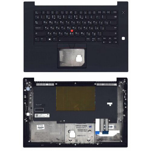 Клавиатура для Lenovo 5M10Z39652 черная с черный топкейсом