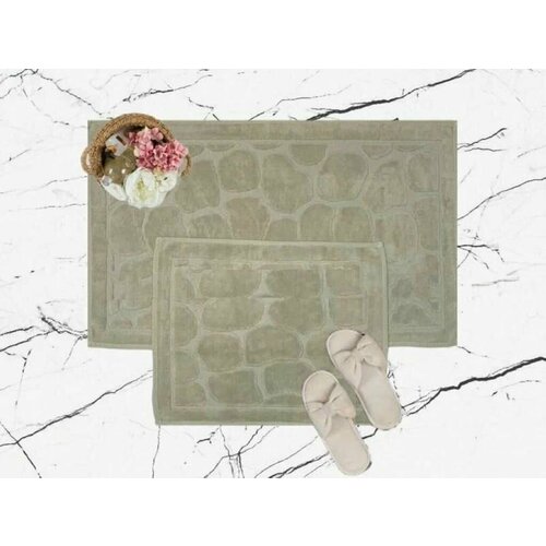 KARVEN Коврик для ванной Fabris цвет: светло-бежевый (50х60 см,60х100 см)