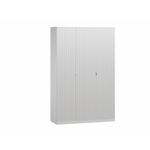 Шкаф распашной Тоди-3 Белый 137x50x212 трехдверный для одежды