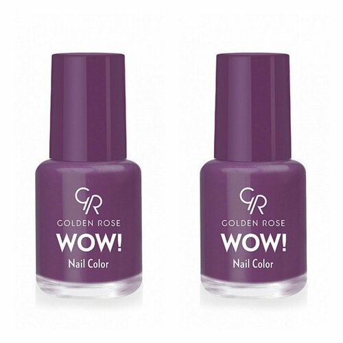 Golden Rose Лак для ногтей Wow! Nail Lacquer, тон 062, 6 мл, 2 штуки