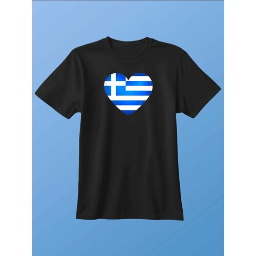 Футболка Zerosell Греция, размер XL, черный