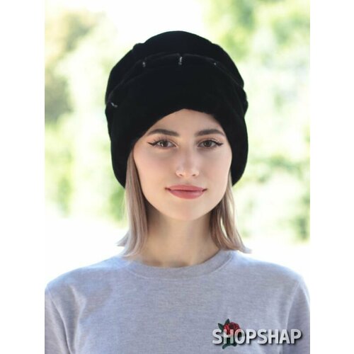 Папаха ShopShap Шапка Shopshap Марика, Цвет: Черный, Размер головы (см.): 57, размер 57, черный
