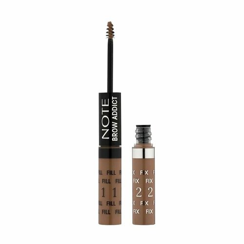 Многофункциональный гель-тинт для бровей 2 Note Brow Addict Tint & Shaping Gel