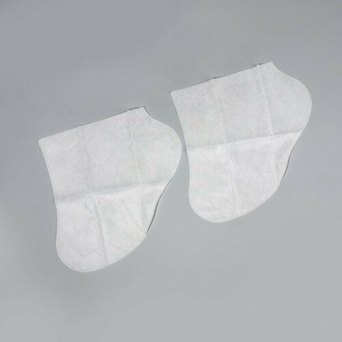 Носочки для парафинотерапии, нетканый материал, одноразовые, ONE SIZE, цвет белый (комплект из 30 шт)