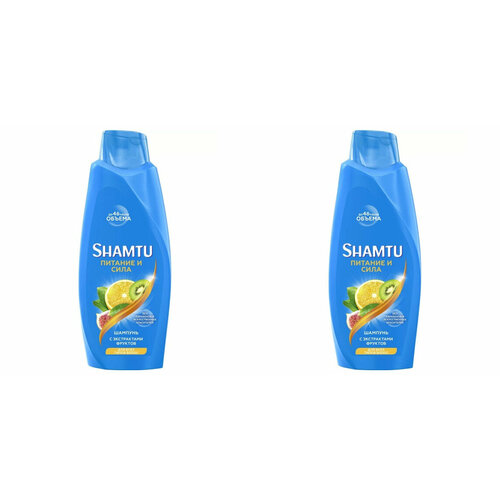 Шампунь Shamtu, Питание и сила с экстрактами фруктов, 500 мл, 2 шт