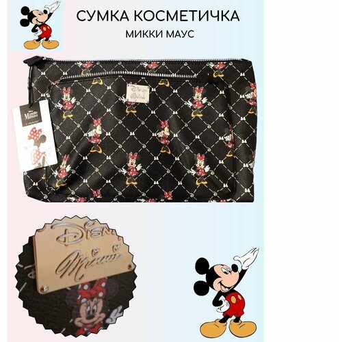 Сумка клатч Disney, черный, красный