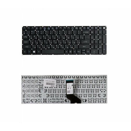 Keyboard / Клавиатура для Acer для Aspire E5-722, E5-772, V3-574G, E5-573T, E5-573, E5-573G NK. I1517.00K Black, No frame, гор. Enter ZeepDeep