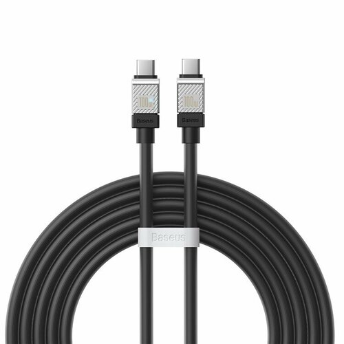 Кабель Baseus CoolPlay Series Fast Charging Cable Type-C to Type-C 100W 2m Black (CAKW000301)