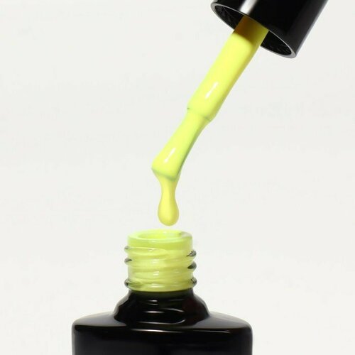 Гель лак для ногтей, «CLASSIC COLORS», 3-х фазный, 8мл, LED/UV, цвет лютиковый (21) (комплект из 9 шт)