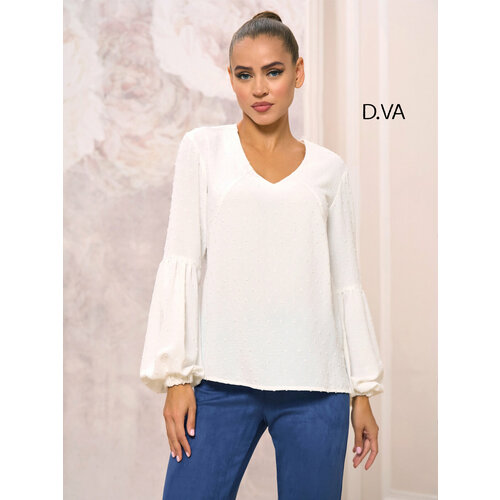 Блуза  D.va, размер 50, белый