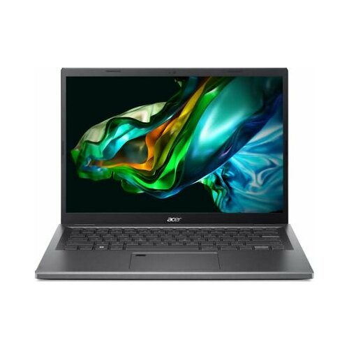 Ноутбук Acer Aspire 5 A514-56M-34S8 NX. KH6CD.002, 14", IPS, Intel Core i3 1305U 1.6ГГц, 5-ядерный, 8ГБ LPDDR5, 256ГБ SSD, Intel UHD Graphics, без операционной системы, серый