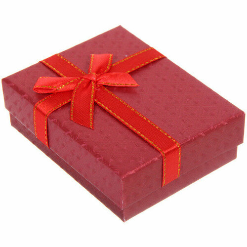 Коробка подарочная «С любовью» 9*7*3 см, Красный