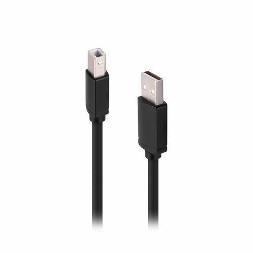 Кабель для принтера Rombica USB A - USB B CB-UP18, черный