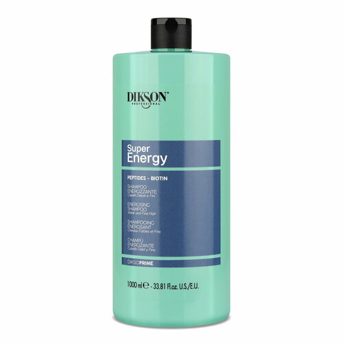 Шампунь против выпадения, для активизации роста волос Dikson DiksoPrime Super Energy Shampoo Intencive Energising, 1000 мл.