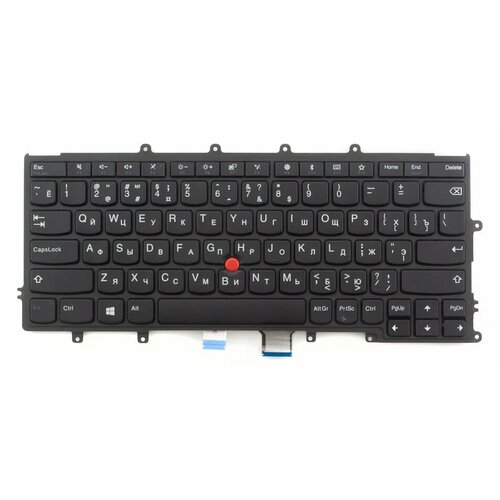 Клавиатура для ноутбука Lenovo ThinkPad A275, Русская, Черная с черной рамкой со стиком