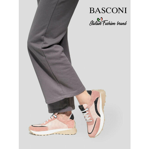 Кроссовки BASCONI, полнота 6, размер 39, розовый