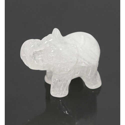 Фигурка Слон из натурального камня, горный хрусталь