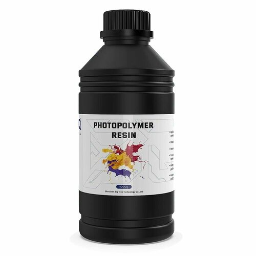 Пластик для 3D принтера BIQU ABS Resin Gray 1000ML