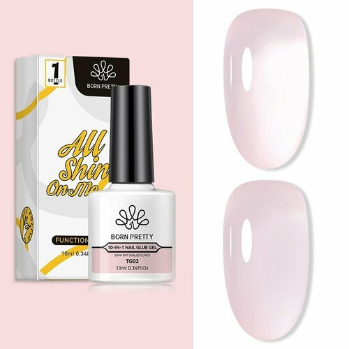 Born Pretty, Универсальный гель 56913-02 10-in-1 Nail Glue, 10 мл