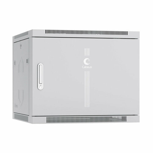 Шкаф настенный Cabeus SH-05F-9U60/45m 9U 450мм дверь металл, серый