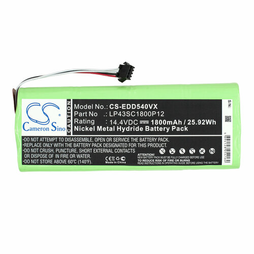 Аккумулятор для пылесоса Ecovacs Deebot D523 | D540 | D550 | D560 | D570 | D580 ( LP43SC1800P12 | CS-EDD540VX )