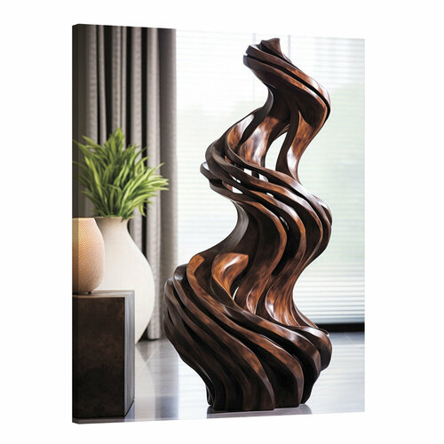 Интерьерная картина 50х70 "Скульптура Живая волна вдохновения"