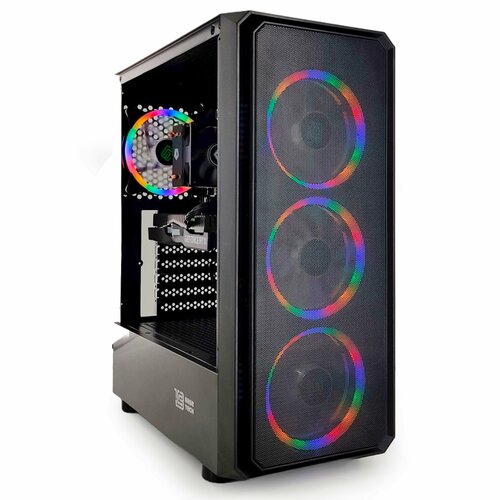 Игровой PC юкомс i3 2100, RTX 3060 8GB, HDD 1TB, SSD 1TB, 16GB DDR3, БП 500W, win 10 pro, Black game case