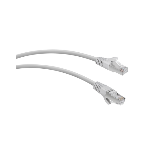 Патч-корд WRLINE F/UTP общий экран RJ-45 вил.-вилка RJ-45 кат.5E 10м серый LSZH (уп:1шт)