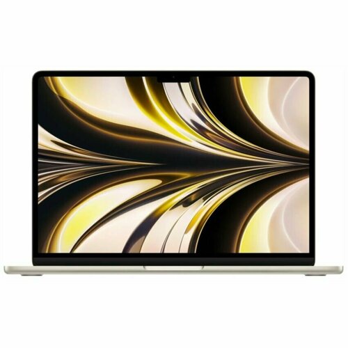 Ноутбук Apple MacBook Air 13.6" M2 Starlight (Cияющая звездас) 8C CPU / 8C GPU / RAM 8 GB / 256GB SSD / Процессор Apple M2 / Дисплей Retina 2560x1664, macOS, Wi-Fi 6, Английская клавиатура
