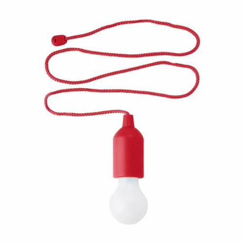 Лампочка-фонарик на шнурке LED Hange Lampe , светодиодный подвесной светильник, красный